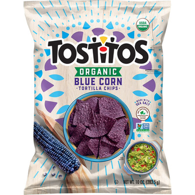 Tostitos Organic Blue Corn Tortilla Chips, 10 oz Bag, Free Shipping ...