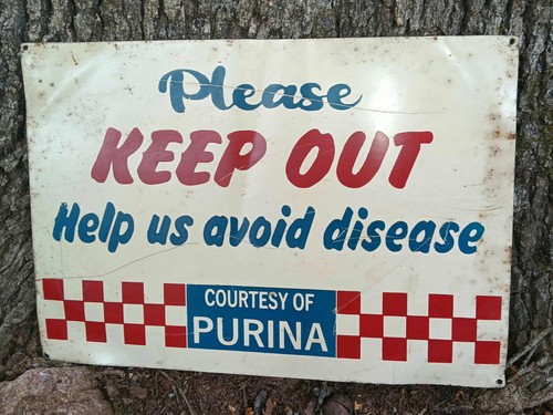 Vintage Purina Feed Sign - Metal Feed Sign - Vintage Purina Farm Sign ...
