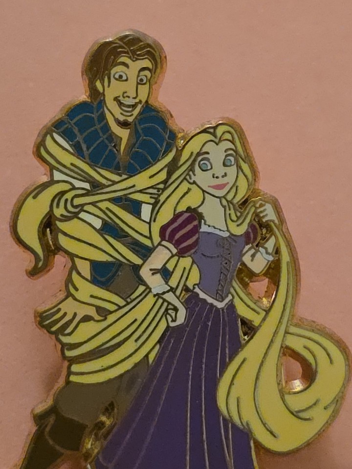 Disney pin 102079 Flynn Rider Tangled In Rapunzel's Hair princess Rapunzel | eBay