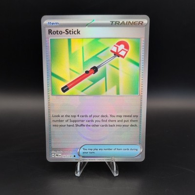 Roto-Stick Poke Ball Pattern 127/131 Sv: Prismatic Evolutions Holo NM ...