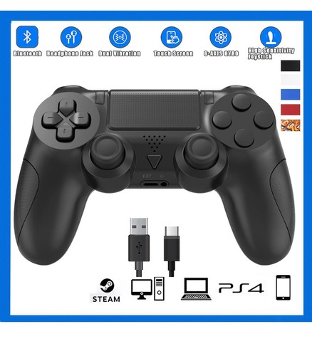 Wireless Bluetooth Controller for PS4 Gamepad for PlayStation 4 Joystick Console | eBay