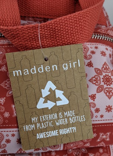 Madden Girl Mini Backpack Purse Terra Cotta Color with Paisley ...