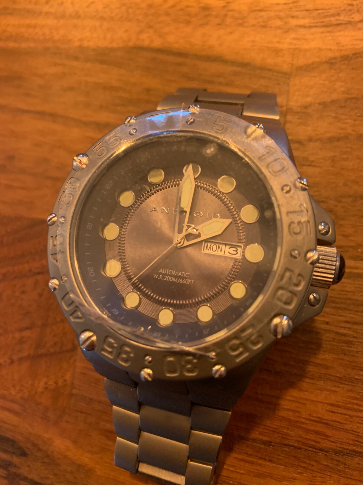 android usa watch automatic wr 200m/660ft ad829 | eBay