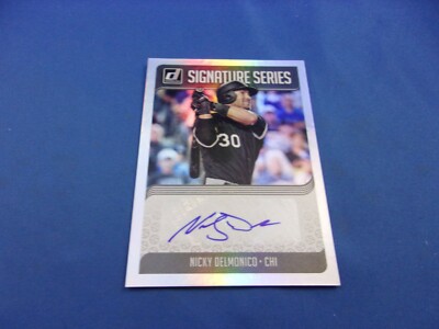 Nicky Delmonico Donruss 2018 Signature Series Autograph AUTO SS-ND | eBay