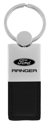 Ford Ranger Duo Rectangular Leather Key Chain (Black) | eBay