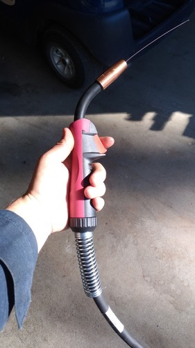 Flex Neck Magnum 100l K530-6 MIG Welding Gun Lincoln 15' POWERMIG 210mp ...
