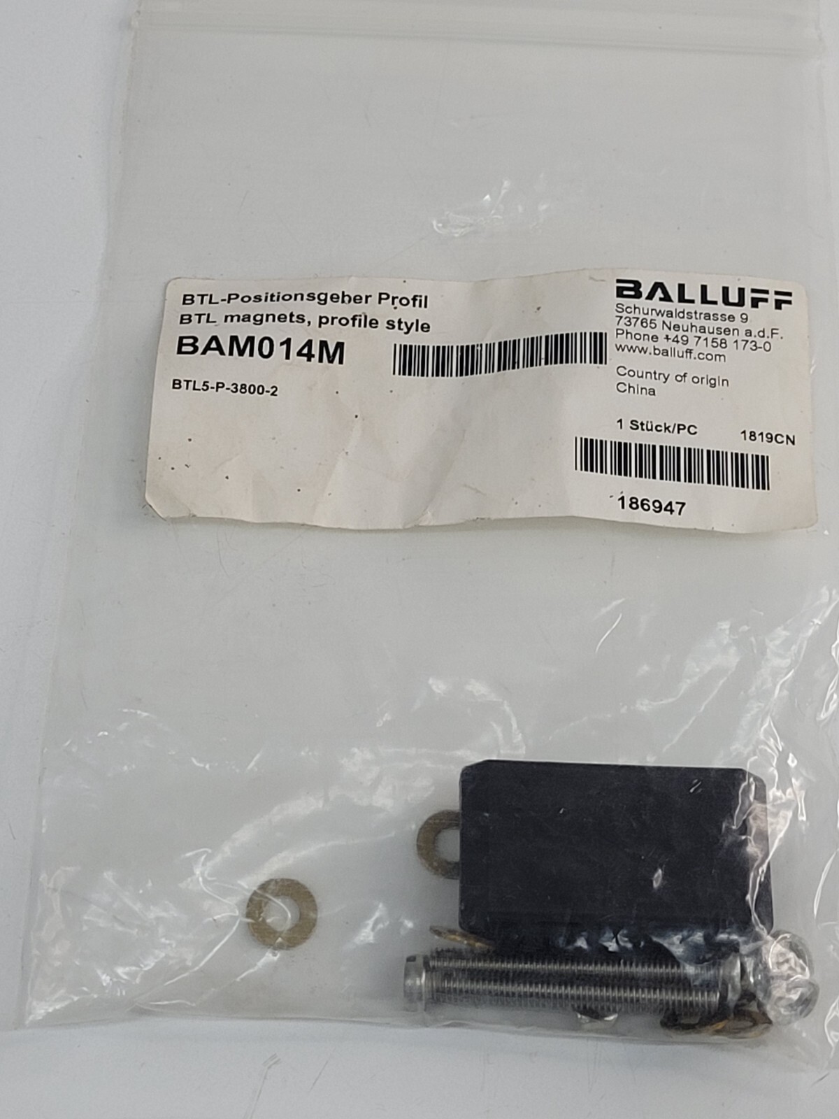 BALLUFF BAM014M BTL5-P-3800-2 displacement sensor NEW IN PACKAGE x46 | eBay