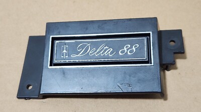 1977-1978 OLDSMOBILE DELTA 88 DASH PLATE CLOCK COVER DELETE PLATE GM | eBay