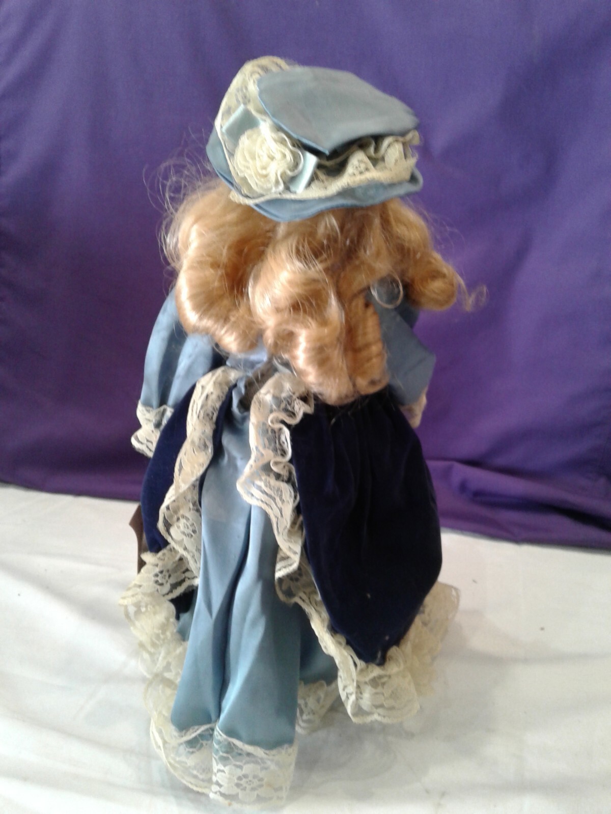 16" Regal Doll Collection Porcelain Doll Blue Dress | eBay