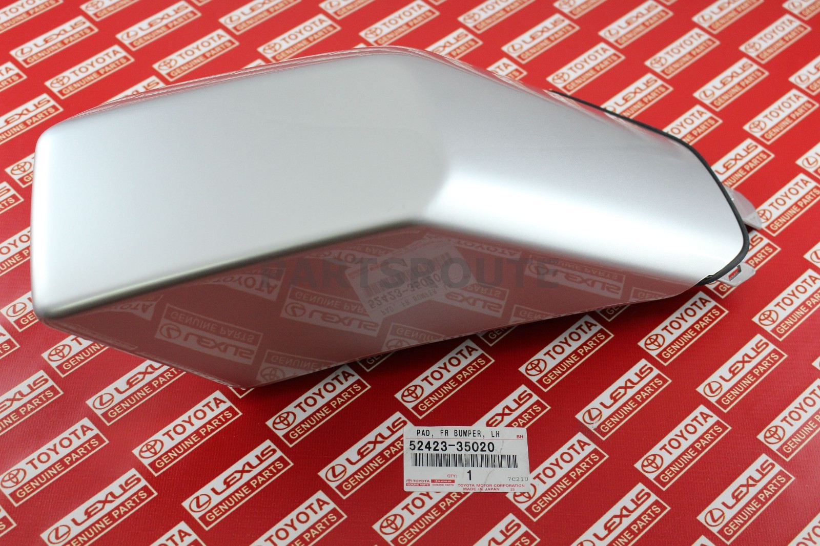 Toyota FJ Cruiser OEM Front Left LH Side Bumper End Cap Pad Cover 52423 ...