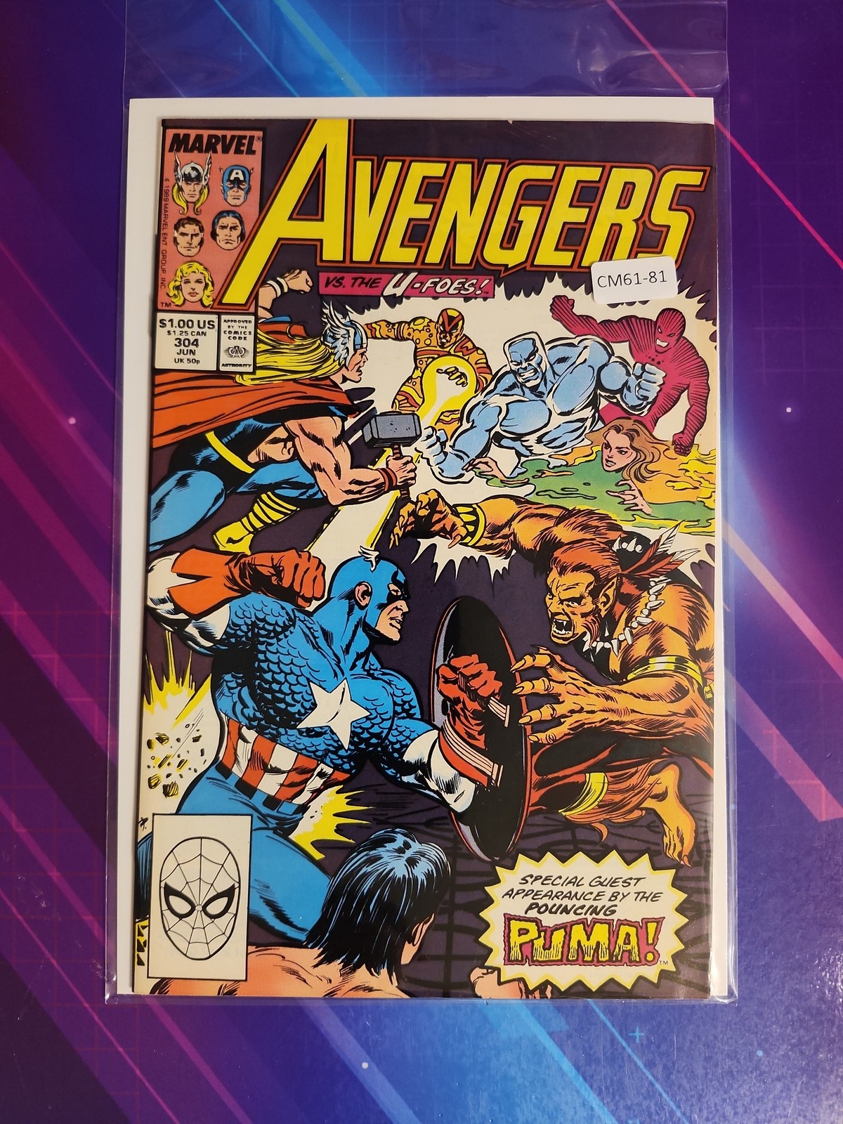 AVENGERS #304 VOL. 1 HIGH GRADE 1ST APP MARVEL COMIC BOOK CM61-81 | eBay