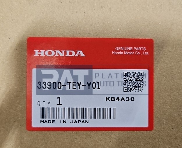 GENUINE HONDA FOG LAMP/LIGHT ASSEMBLY RH=PASSENGER SIDE, 33900-TEY-Y01 ...