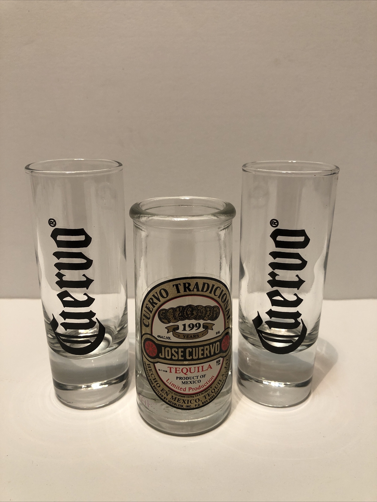 Cuervo Shot Glasses Lot of 3 | eBay