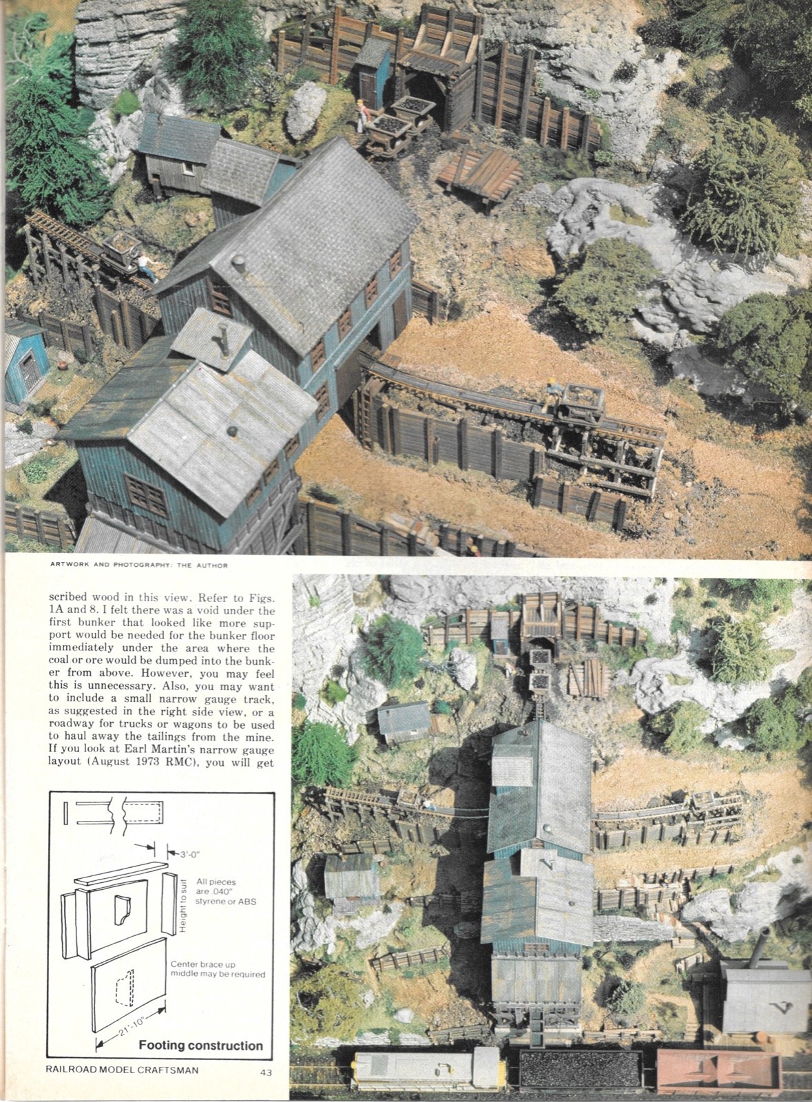 Railroad Model Craftsman Jan 1977 Frenda Mine V&O Virginia Scale Lumber ...