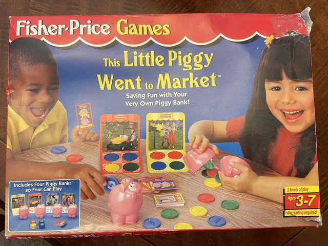 Fisher This Little Piggy Went to Market Coin Game 1998 Mattel 98 ...