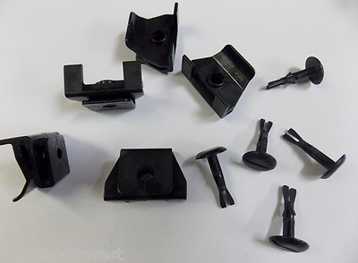 5 Fender Bumper Cover Clips w/ Pins Replaces Toyota 53879-58010 47749 ...