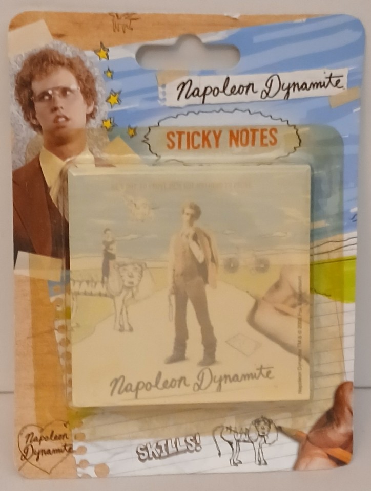 Movie Napoleon Dynamite Sticky Notes (2006) Sealed Brand New | eBay