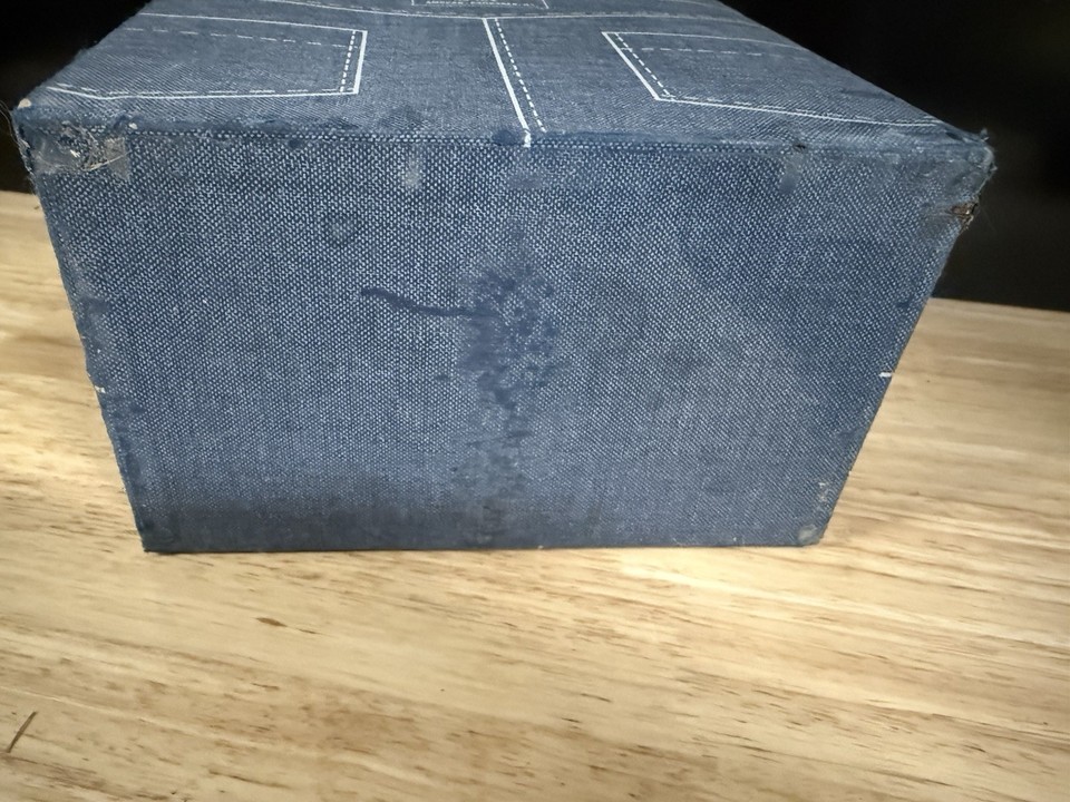Vtg 1960's Platter-Pak Blue Checkers 45 Record Case (No. 704 Blue Jeans ...