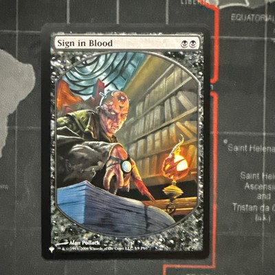 Sign in Blood (#P10-3) Textless Promo The List NM MTG Magic the ...