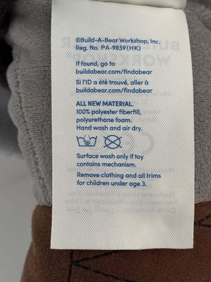 Build a Bear Disney Star Wars REY SKYWALKER Bear Plush Toy Stuffed ...