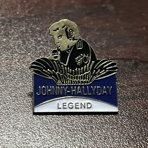 Johnny Hallyday French Rock & Roll Singer Music Legend Lapel Hat Pin ...