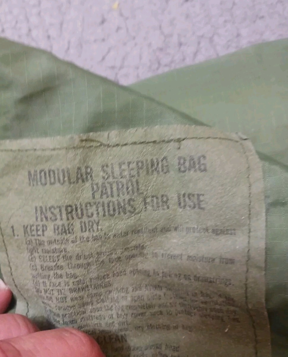 USGI MILITARY ISSUE 4 PIECE MODULAR SLEEP SYSTEM MSS WOODLAND EUC | eBay