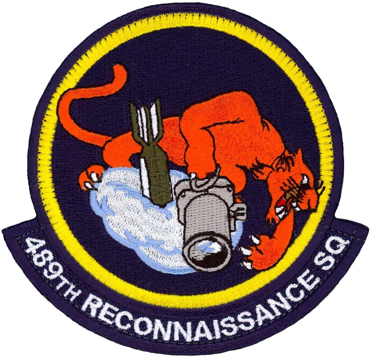 USAF 489th RECONNAISSANCE SQUADRON PATCH - LPA | eBay