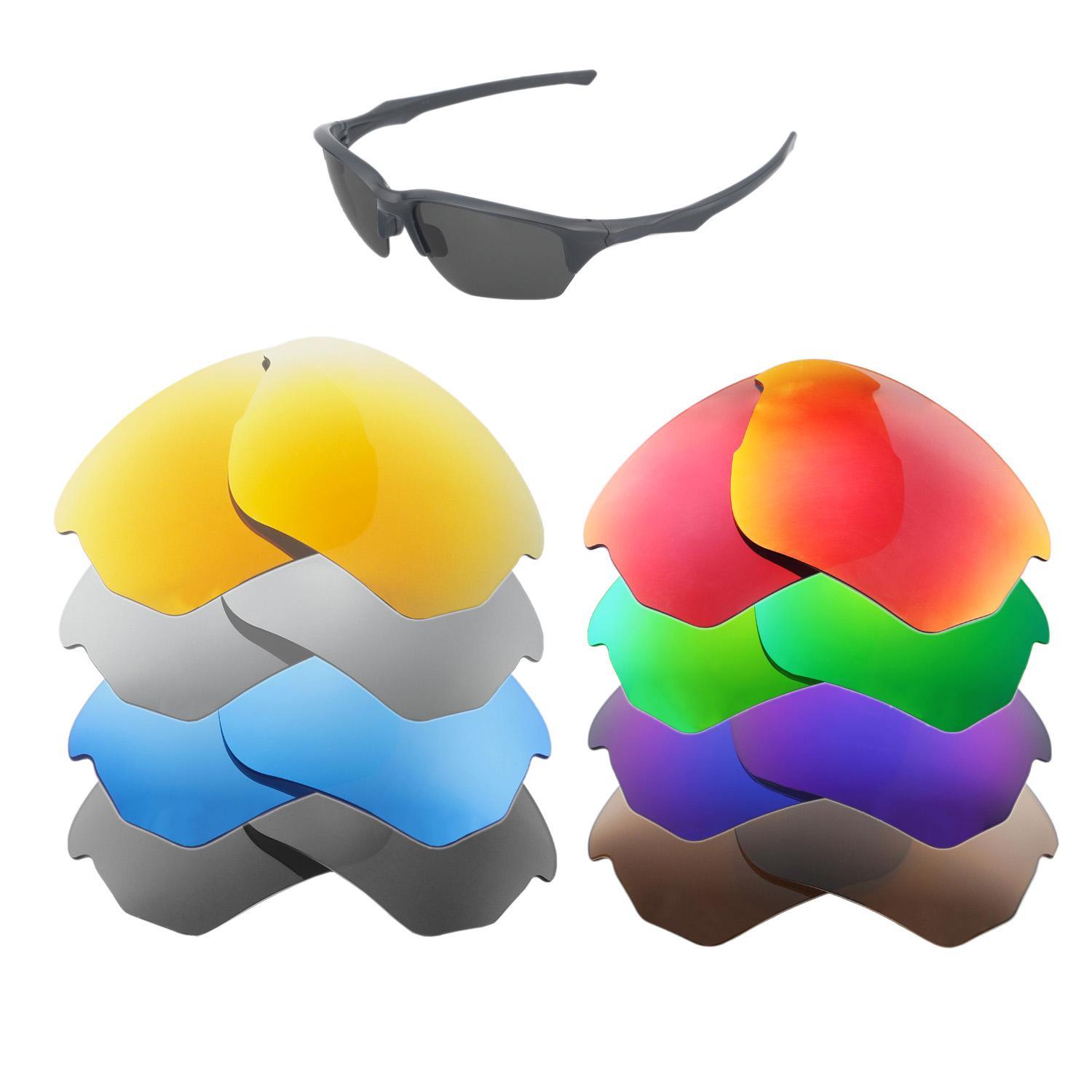 Walleva Replacement Lenses for Oakley Flak Beta Sunglasses - Multiple ...