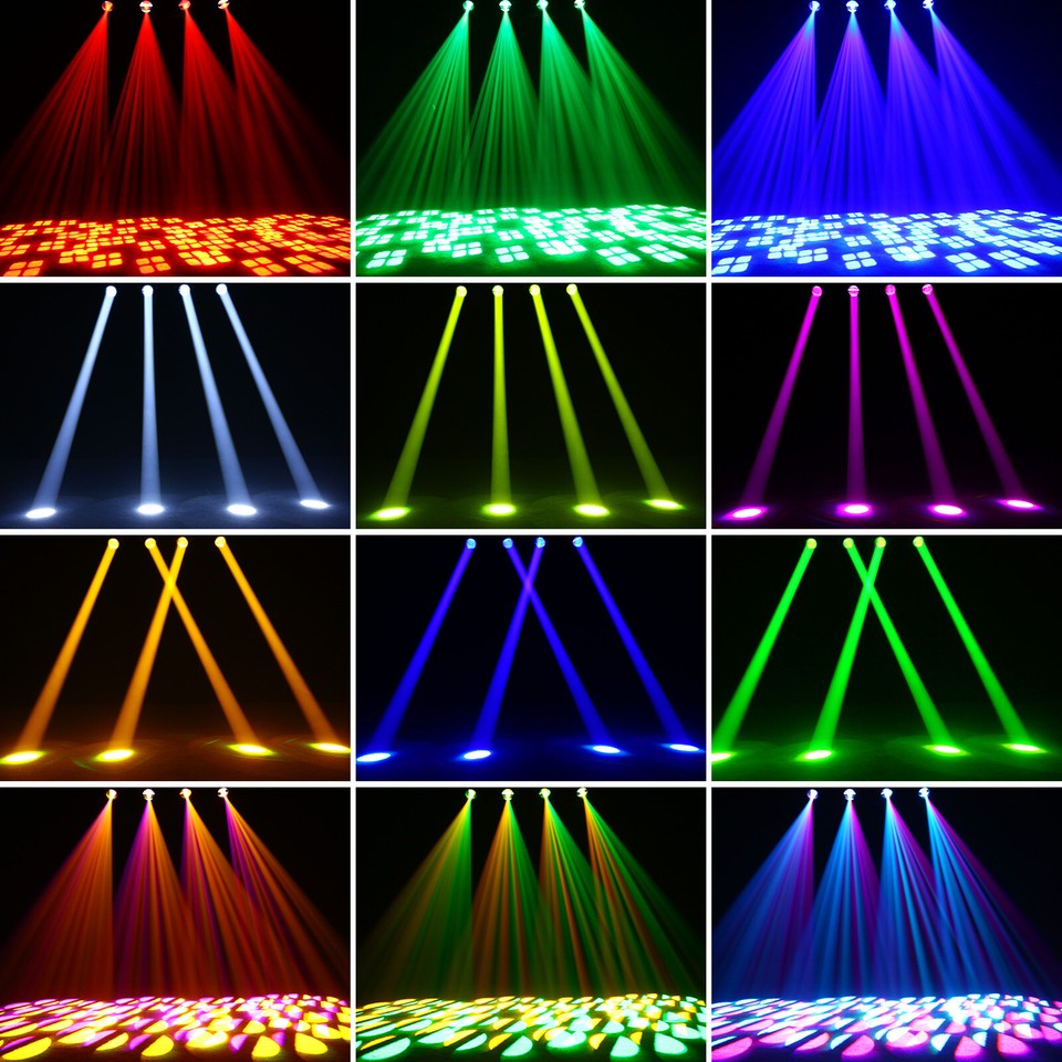 150W LED Beam Moving Head 6+12 Prism 8 Gobo Stage Light DMX Spot Light ...