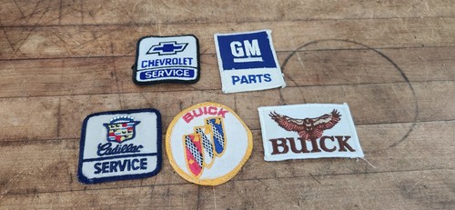 Lot of 5 Vintage Patches Auto Chevrolet, Buick, Cadillac, GM | eBay