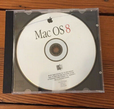 Vintage 1997 Mac OS 8 v8.0 Macintosh Software Install Disc CD | eBay
