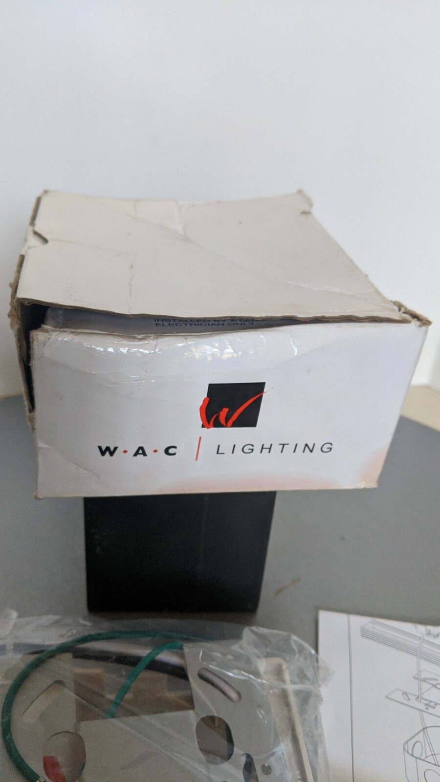 WAC Lighting H Track Floating Canopy Connector, White - HFC-WT - No ...