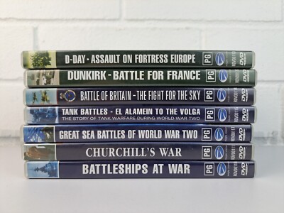 The War File 7 x (DVD) Bulk Lot Bundle World War Two The great War ...