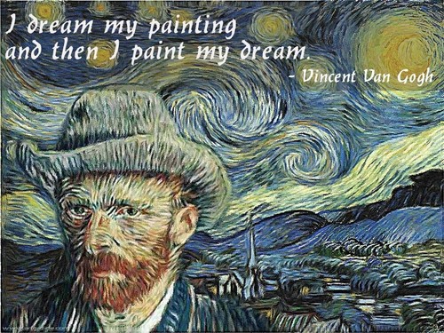 Vincent Van Gogh Starry Nigh quotes starry night Canvas , Choose Your ...