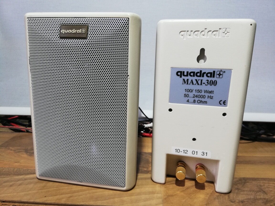 Seltene Quadral Maxi 300 Lautsprecher Boxen in edlem weiß | eBay