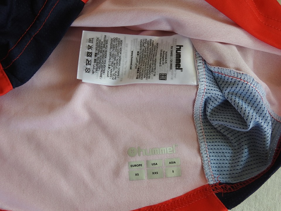 Norway Handball Activewear Jersey Hummel Red Shirt Size XS NHF Rema ...