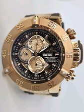 Invicta 56mm Grand Subaqua III Swiss Automatic Sw500 Chronograph Gold ...