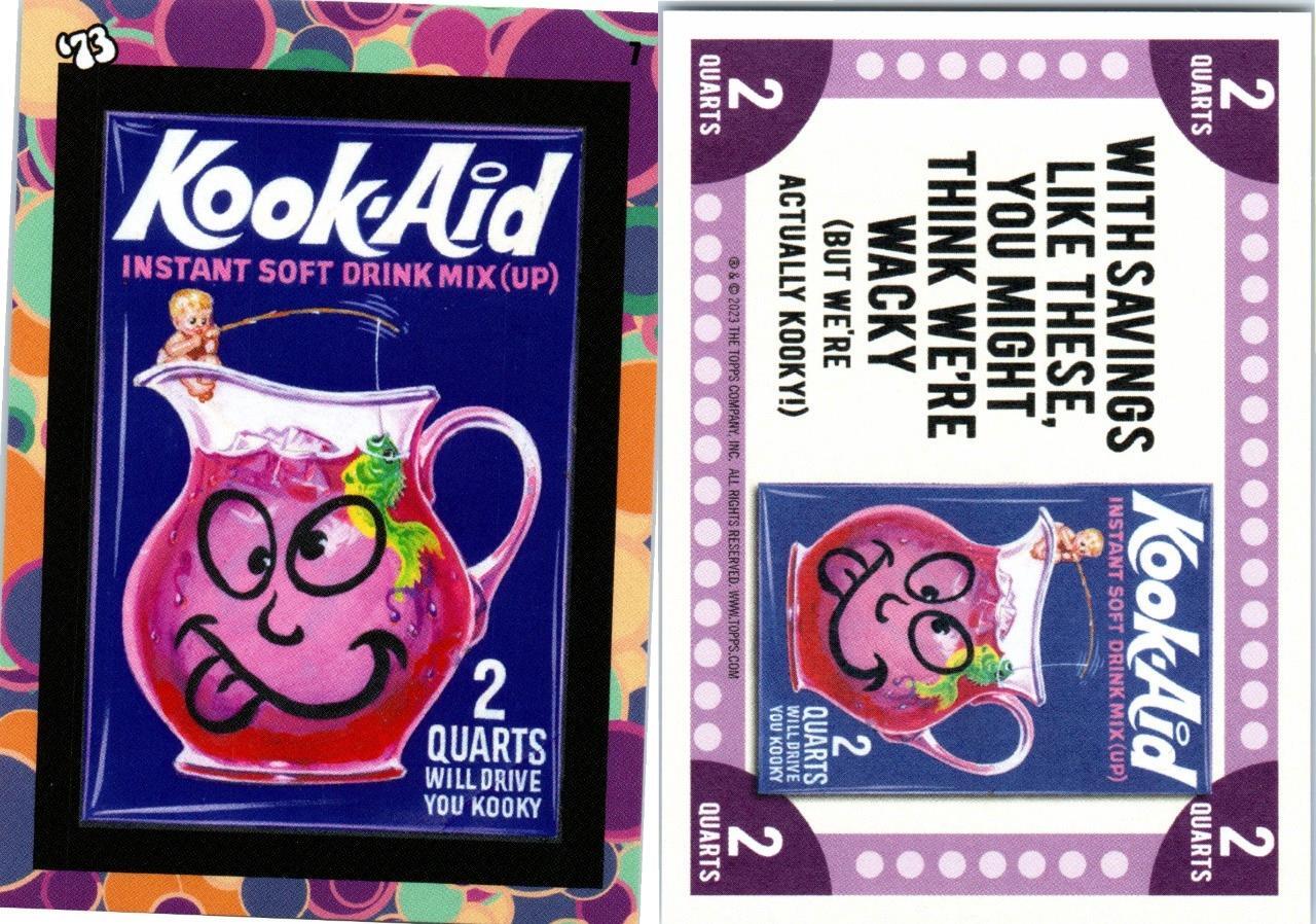 2023 WACKY PACKAGES FLASHBACK 1973 COUPON VARIANT CARD 7 KOOK AID | eBay