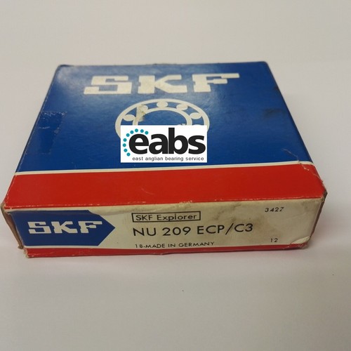 NU209, NU210, N210 ECP & C3 Series Cylindrical Roller BearingS (SKF ...