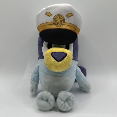 Bluey & Friends CAPTAIN BLUEY 8" Plush Stuffed Animal Figure Moose Toys ...