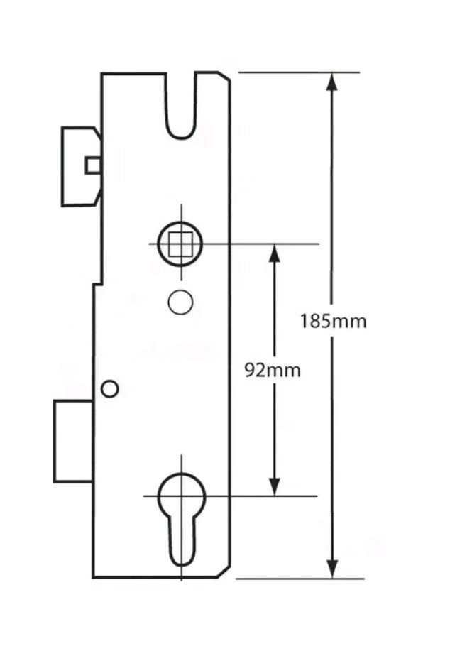 S.E.A. 45mm Gearbox For Winkhaus Cobra MPL Split Spindle Right Hand ...