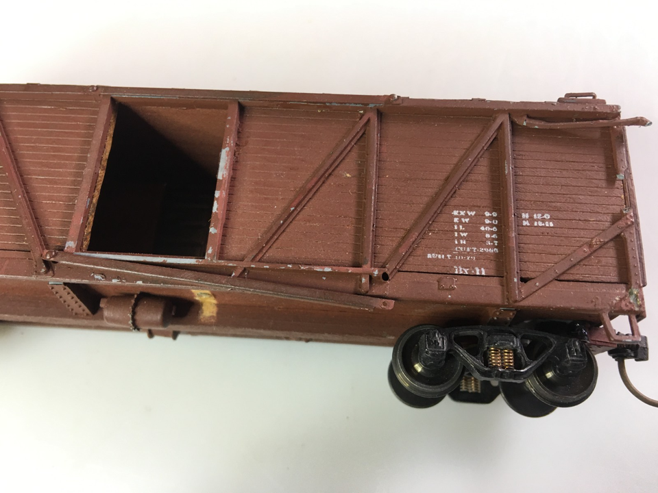 Vintage Wooden Santa Fe Box Car Missing Parts Repair HO Scale Trains | eBay