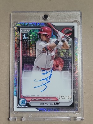 2024 Sheng-En Lin Bowman Chrome Choice Refractor #CPA-LSH - RC Rookie ...