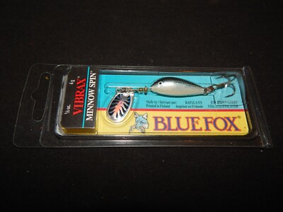 Blue Fox Vibrax Minnow Spin 1/8oz MU Mullet Vintage Fishing Lure Rare ...