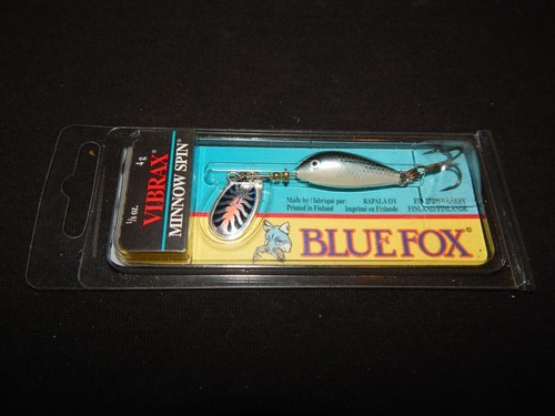 Blue Fox Vibrax Minnow Spin 1/8oz MU Mullet Vintage Fishing Lure Rare ...