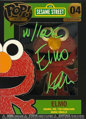 Kevin Clash autographed inscribed Funko Pop Pin #4 JSA COA Sesame ...