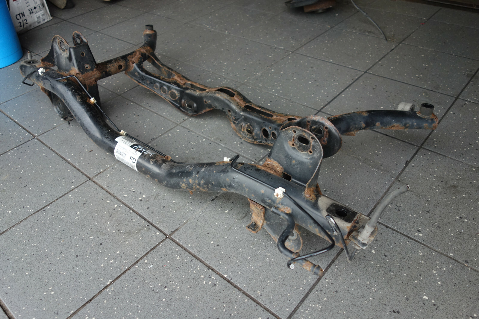 Orig. Hinterachse VW Golf 6 VI Limousine 1K0500049FD Achse hinten ...