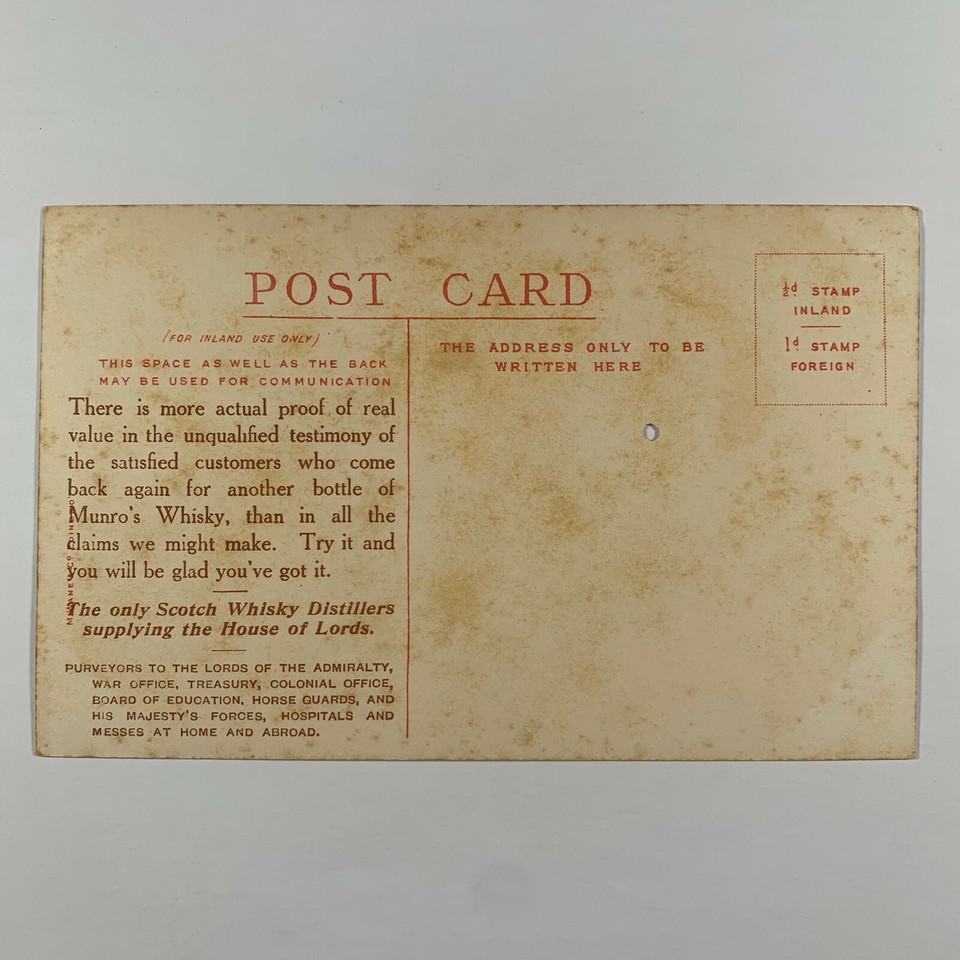 Postcard Munro Scotch Whisky Scotalnd Crail UK High Street Unposted ...
