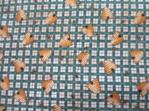 Debbie Mumm Tossed Bees and Bee Hives Cotton Fabric ~ BTHY | eBay