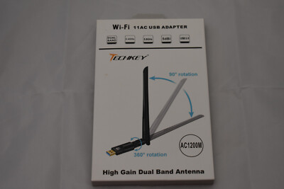 USB WiFi Adapter 1200Mbps Techkey USB 3.0 WiFi 802.11 ac Wireless Network | eBay
